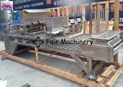 Китай машина завалки опарника варенья 0.8Mpa 90pcs/min, жидкостная завалка 7.8Kw и покрывая машина продается