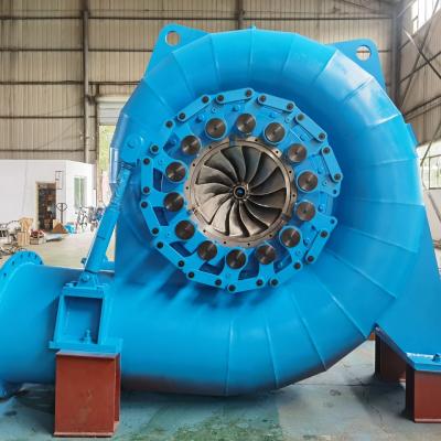 China Anpasste Turbinengenerator des Pelton-Typs mit einer Geschwindigkeit von 500-3000 r/min zu verkaufen