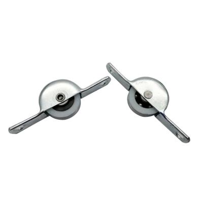 China Hardware Iron Housing Sliding Window Roller Pulley Window Wheel Steel Sliding Door Wheels for sale
