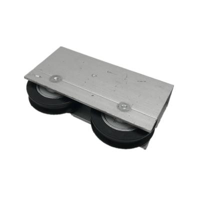 China GARRUCHA Modern South America Double U Groove Aluminium Housing Nylon Pulley Door Window Rollers for Windows Doors for sale