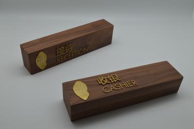 Cina Contrassegno direzionale 200*50mm di evento di acciaio inossidabile per Wayfinding in vendita