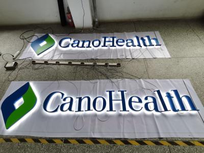 中国 バックライトを当てられた表記の手紙、41mmの3500K-12000Kアルファベットの手紙の印 販売のため
