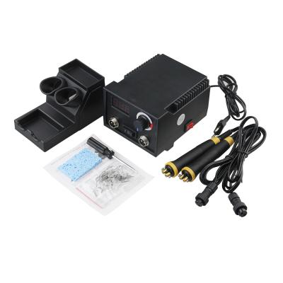 中国 Building Material Shops 23pcs Display Adjustable Tip LCD Temperature Professional Wood Burning Machine DIY Kit Dual Pen Pyrography 販売のため