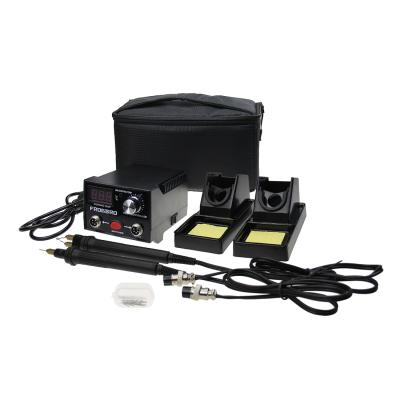 中国 Regular Performance Welding Professional Wood Burning Machine , 110V Double Pen Pyrography Machine 販売のため
