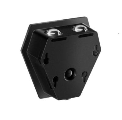 Cina RGB Nero Solar Wall Up Down Light ABS IP54 6500K in vendita