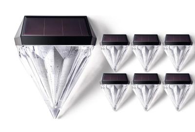Cina Il punto di Diamond Figurine Solar Powered Deck accende il giardino all'aperto bianco caldo 3200K decorativo in vendita