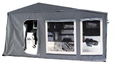 China 18 Foot 17 Foot 16 Foot Off Road Caravan With Solar Power System Built In Kitchen Quad Suspension for sale