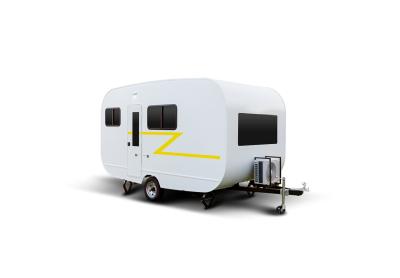 China Carrinha pequena fresca com cozinha exterior chuveiro estrada caravana trailer autocaravana sistema de ventilação monitoramento à venda