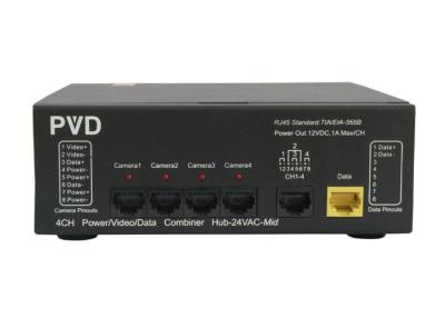 Cina Balun passivo di Manica 4 video con potere per la macchina fotografica del CCTV, ricevitore attivo di UTP in vendita