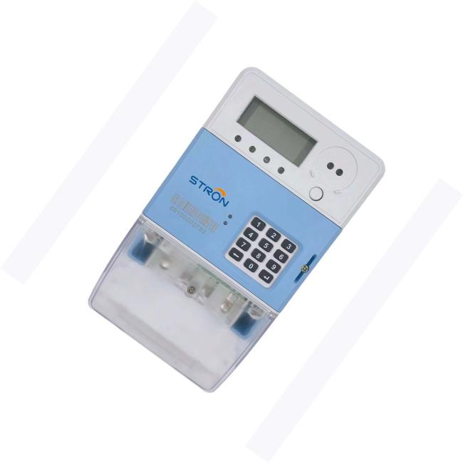 Smart Prepaid Electricity Meter Empowering Businesses with Smart Energy Management GPRS STS Prepaid Meter Single Phase Intelligent Mobile Payment with Advanced Mobile Technology