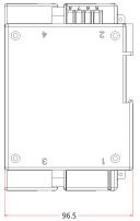 Prepaid Din-Rail Single Phase Electricity Meter with CIU For Counting The Electricity Consumption
