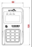 Prepaid Din-Rail Single Phase Electricity Meter with CIU For Counting The Electricity Consumption