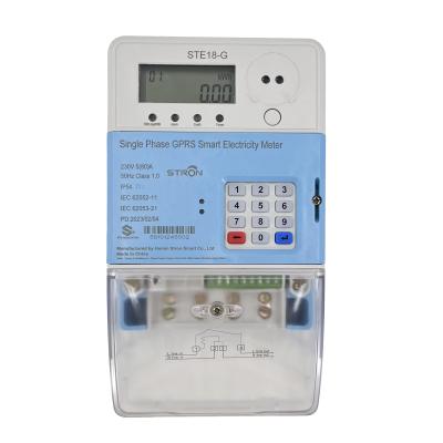 Cina Metro pagato anticipatamente astuto di elettricità di monofase 20mA con la tastiera di Digital in vendita