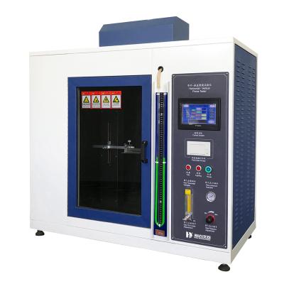 China Industrial Test Equipment Touch Screen Horizontal & Vertical Burning Test Machine / Construction Material Testing Equipment for sale