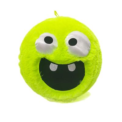 China 6" Fuzzy Fluffy Freaky Face Ball with 100g-600g Capacity for sale