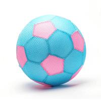 Quality 25cm Kids Shiny Pvc Inflatable Plush Fabric Covered Cloth Toy Ball Ideal for Toddlers for sale