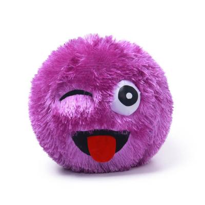 China Unisex Plastic Inflatable Fuzzy Ball with Funny Face Age Range 2 to 4 Years for sale