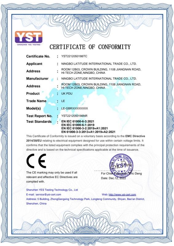 - Ningbo Latitude Communication Equipment Co.,Ltd