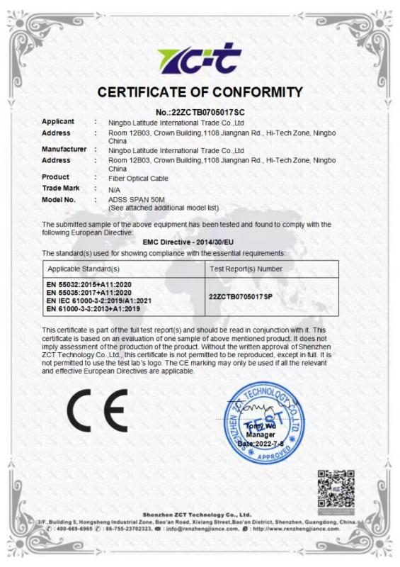 - Ningbo Latitude Communication Equipment Co.,Ltd