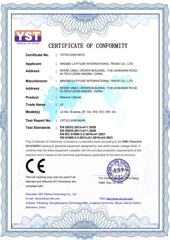 - Ningbo Latitude Communication Equipment Co.,Ltd