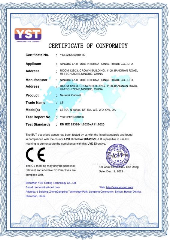 - Ningbo Latitude Communication Equipment Co.,Ltd