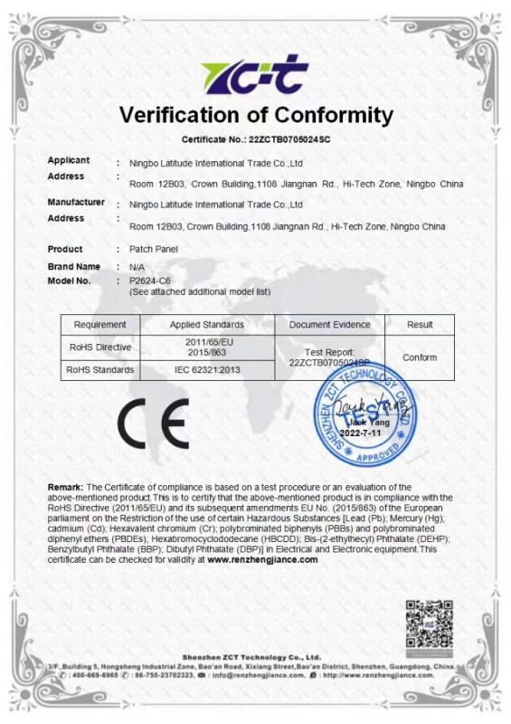 - Ningbo Latitude Communication Equipment Co.,Ltd