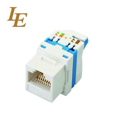 China CAT5E CAT6 UTP Keystone Jack mit Shutter für Ethernet-Netzwerk zu verkaufen