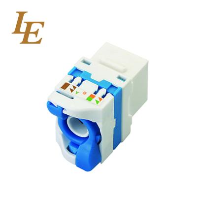 China CAT5E CAT6 UTP Keystone Jack mit Shutter für Ethernet-Netzwerk zu verkaufen