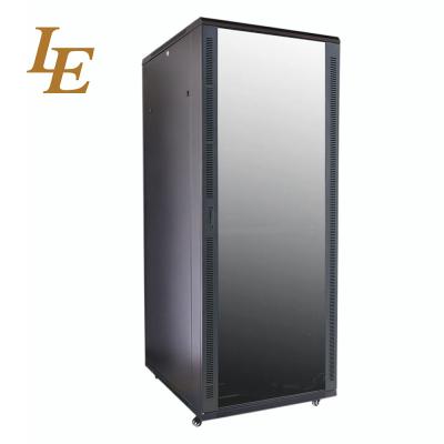 China 19 Inch 42U 600mm Width 800mm Width 600mm 800mm 1000mm 1200mm Depth Telecommunication Enclosure Network Server Racks Data Center Cabinet Racks RAL9004 Black for sale