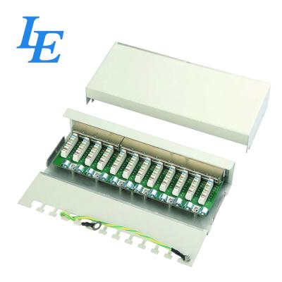 중국 어울리는 P5312-C6 Cat6 네트워크 패치 패널 1000년은 1개의 U 고도 내구재를 순환합니다 판매용