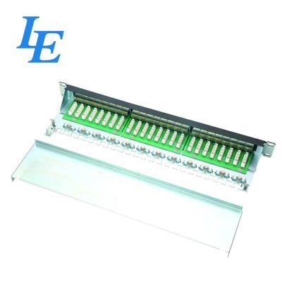 중국 백색 24 항구 네트워크 패치 패널 높은 신뢰성 상사 성과 판매용