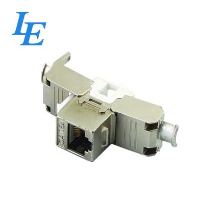 China Ftp Toolless 180 Cat5e Trapezfehler-Jack For Networking zu verkaufen