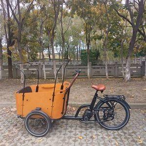 China Family-Friendly Electric Cargo Bike with Torque Sensor Technology for sale