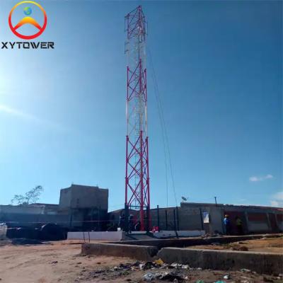 China Custom Design 3 Legged Tubular Steel Lattice Antenna Wifi Telecommunication Towers for sale