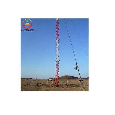 China Self-supporting Guyed Wire Telecommunication Cell Gsm 4g 5g Antenna Bts Mast Tower for sale
