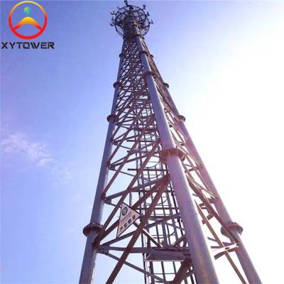 China Factory Customized 60M 3 Legged Tubular Steel Self Supporting Cell Phone Telecommunication Towers for sale
