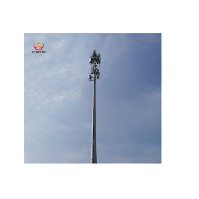 China Self-Supported Pole Monopole Tower Communication Towers for sale