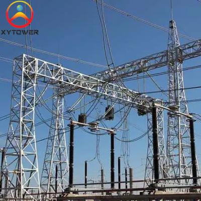 China Galvanized Steel Framework Power Transformer Substation Structure for sale