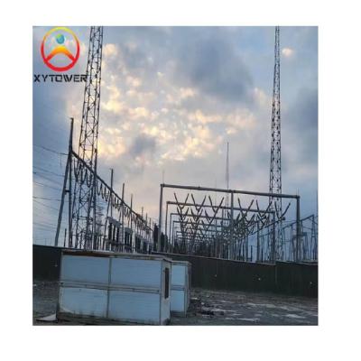 China Galvanized Substation Steel Structure Power Transformer Substation Structures for sale