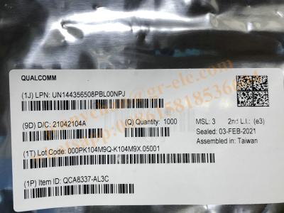 China QCA8337-AL3C QCA8337 Package QFN148 patch IC wireless router chip for sale