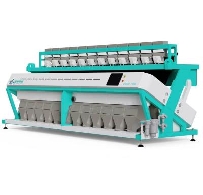 Cina Intelligent CCD Coarse Cereals Maize Wheat Color Sorter Machine 12 Chutes in vendita