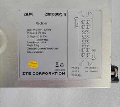 중국 ZTE ZXD3000 V5.6 V5.5 통신 전원 모듈 48V50A AC-DC 고효율 교정기 3000W 판매용