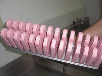 China Tipo de aço inoxidável do ataforma do brida do fabricante 2x14 63ml do lolly de gelo do gelado dos moldes com o suporte liso da vara de alta qualidade à venda