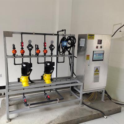 China Compact IoT Intelligent Automatic Dosing Machine 0.75KW PLC Control 500-4000L/H Capacity for sale