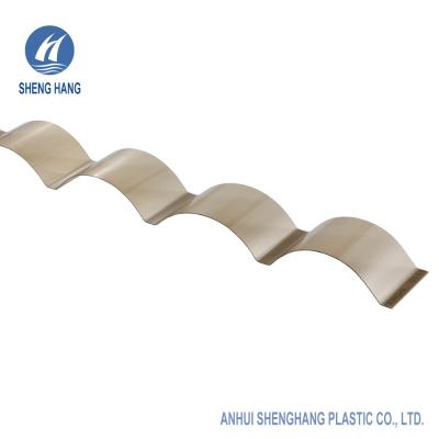 Китай Белый рифленый лист ломкое UL94 V0 ASTM D696 ПК поликарбоната продается