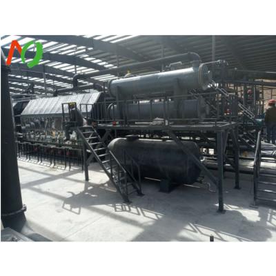 China 22kw/h Consumo de energia Equipamento de reciclagem de pneus para instalações de pirólise de alta produtividade à venda