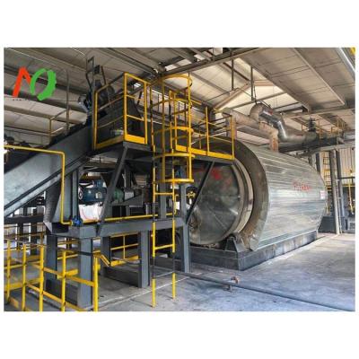 China 2023 Instalação de pirólise automática do Grupo Mingjie para converter resíduos de plástico em óleo combustível à venda