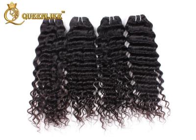Cina Capelli vergini non trattati dei capelli umani 100 cambogiani profondi neri naturali di Wave in vendita