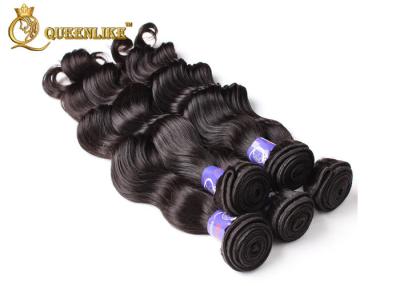 Cina Tessuto a 22 pollici sciolto dei capelli di Wave, estensioni bianche nere naturali dei capelli della ragazza in vendita