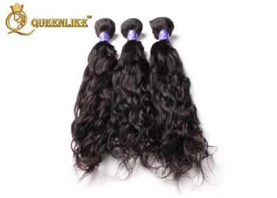 Cina Tessuto bagnato dei doppi capelli vergini malesi neri di Wefted ed ondulato riccio in vendita